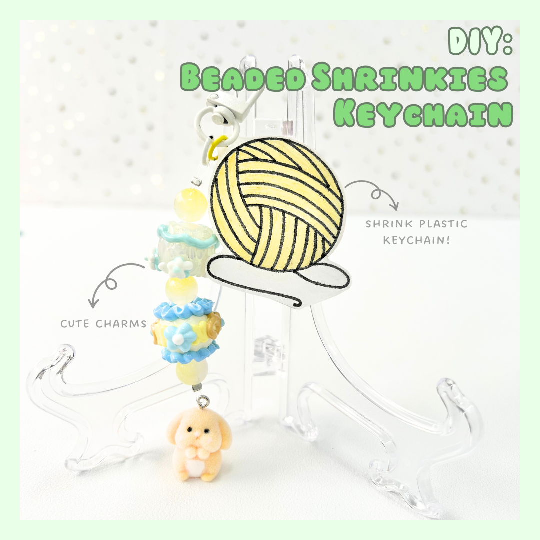 Shrink Plastic Keychain + Beaded Keychain Workshop – Gummy DIY