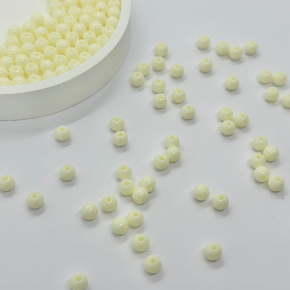 Acrylic Beads: 6mm Pastel Ball (Opaque) – Gummy DIY